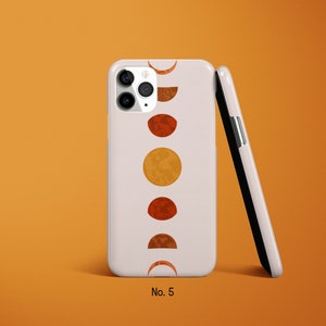Moon Phases Phone Case Luna Cover for iPhone 16, 15, 14 Pro, Samsung ...