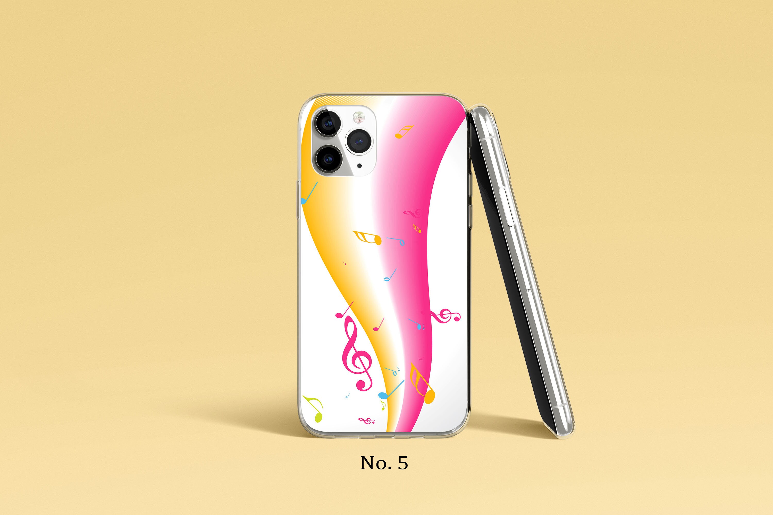 Music Notes Phone Case Musician Phone Case, Musical Phone Cover for ...