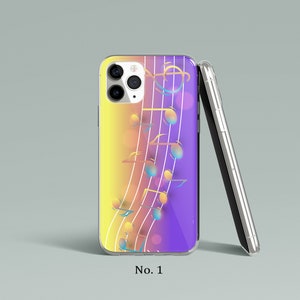 Music Notes Phone Case Musician Phone Case, Musical Phone Cover for ...