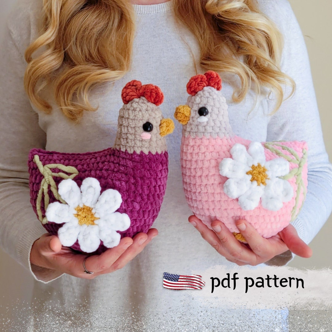 Crochet Chicken Amigurumi Pattern Easy to Follow Crochet Hen Pattern ...