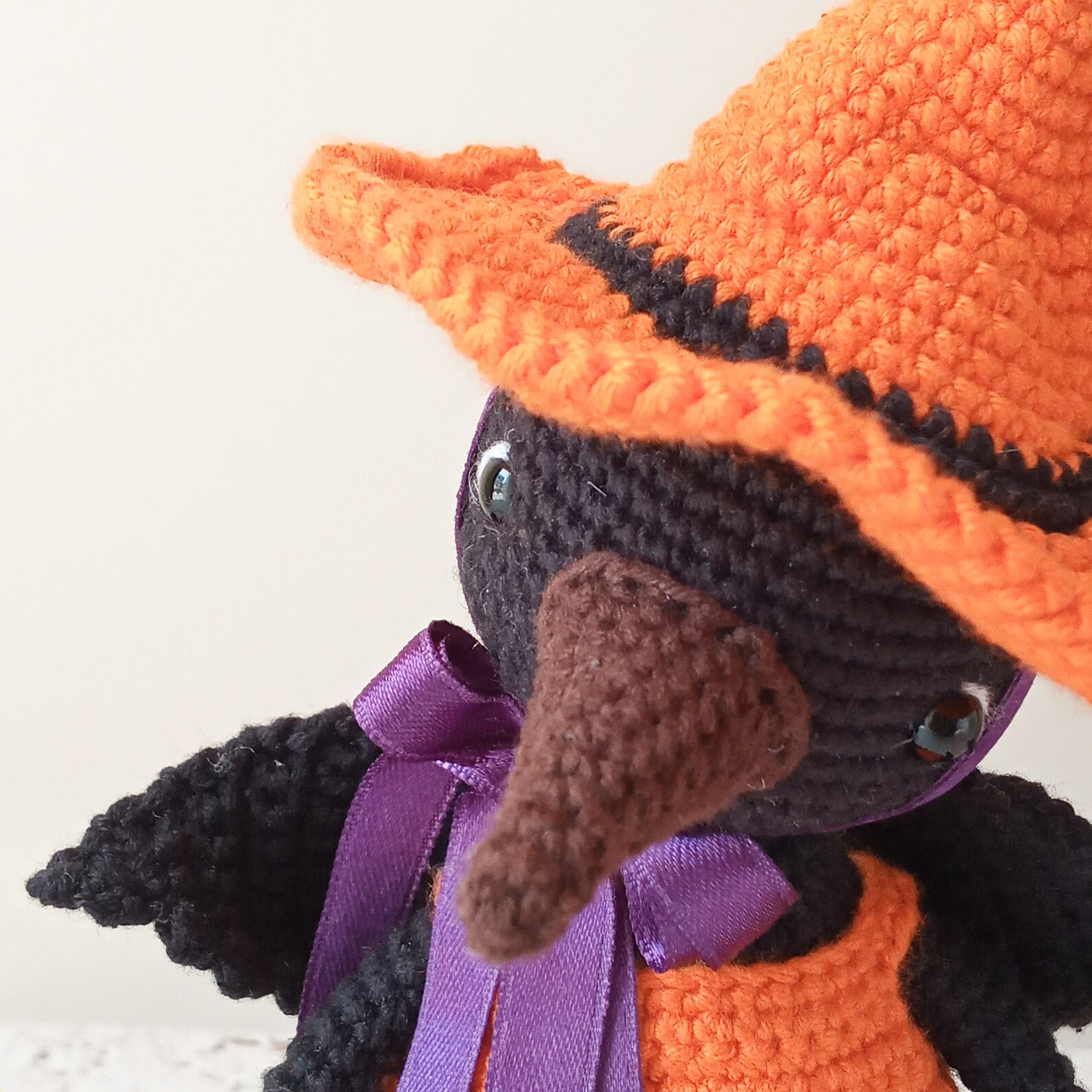 Crow Doll Crochet Pattern Halloween Amigurumi Doll Bird - Etsy