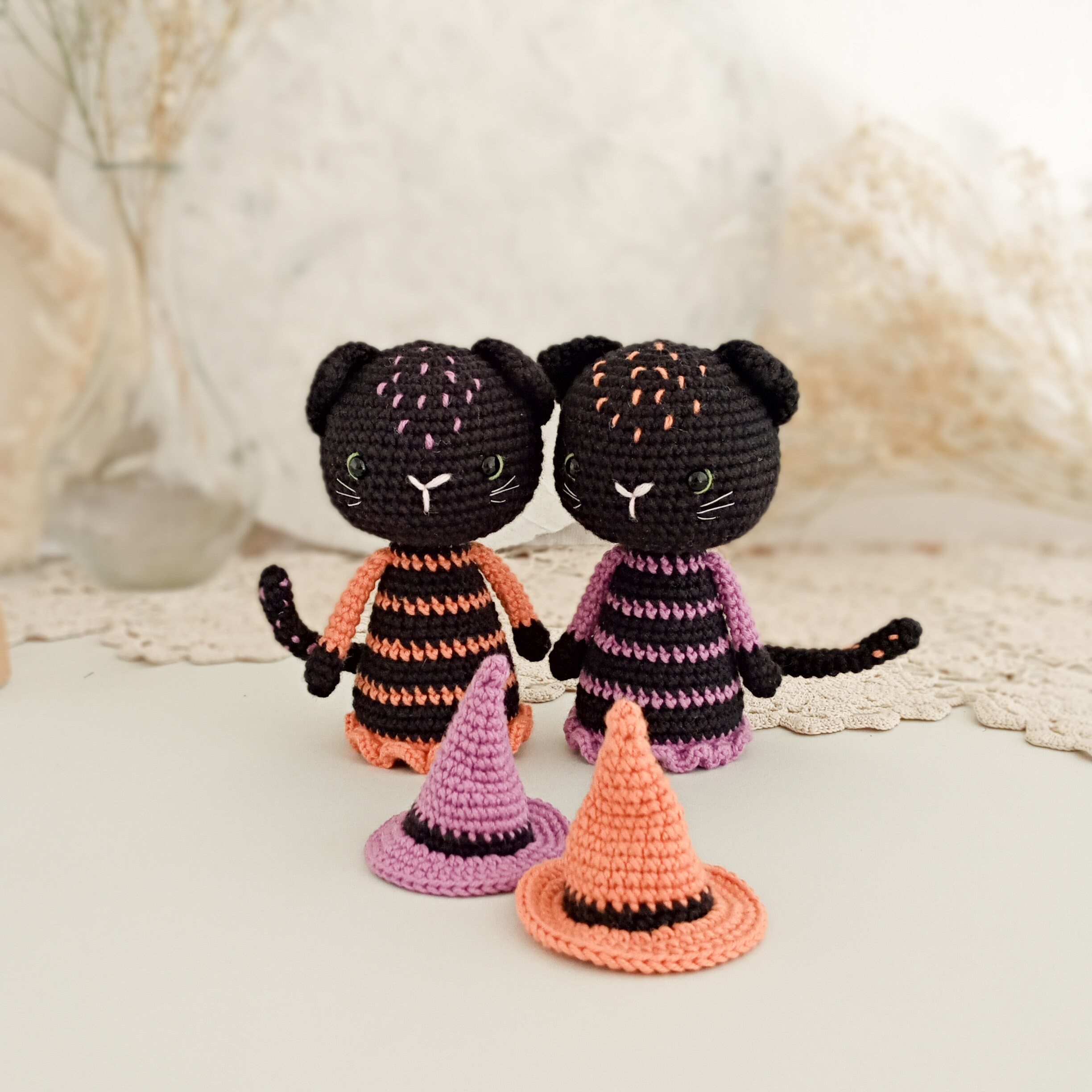 Halloween Crochet Black Cat Crochet Cat Pattern Halloween - Etsy