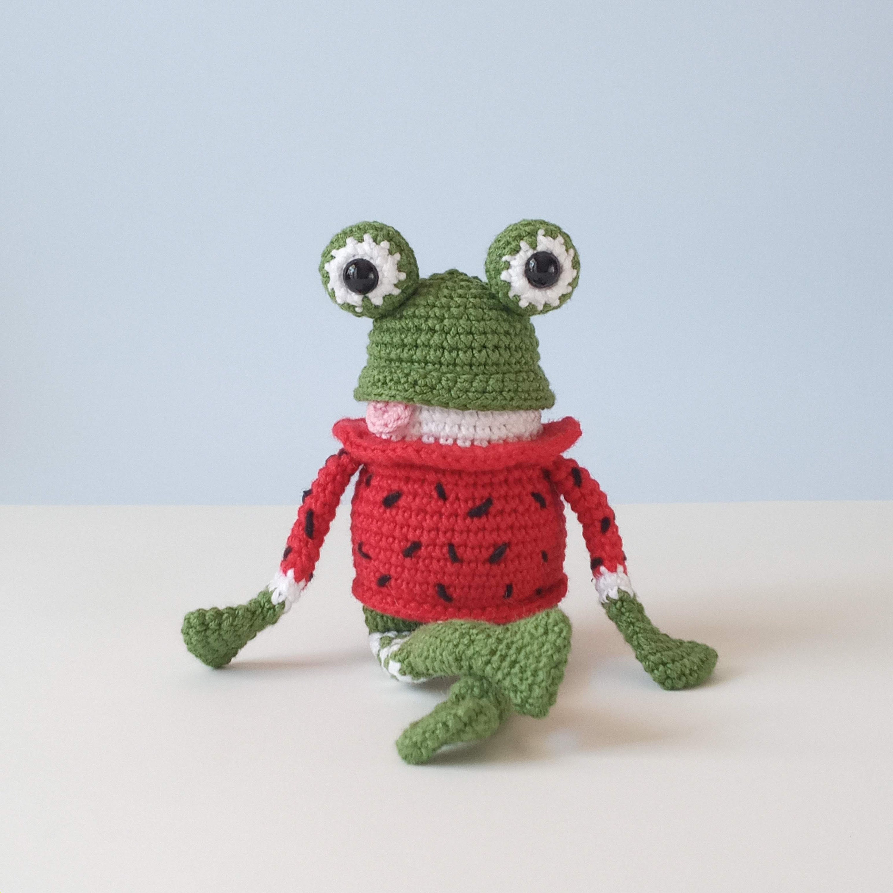 Crochet Frog Pattern Frog Plush Pattern Amigurumi Frog Toy - Etsy