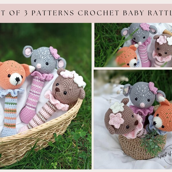 Crochet Fox Rattle Pattern - Etsy