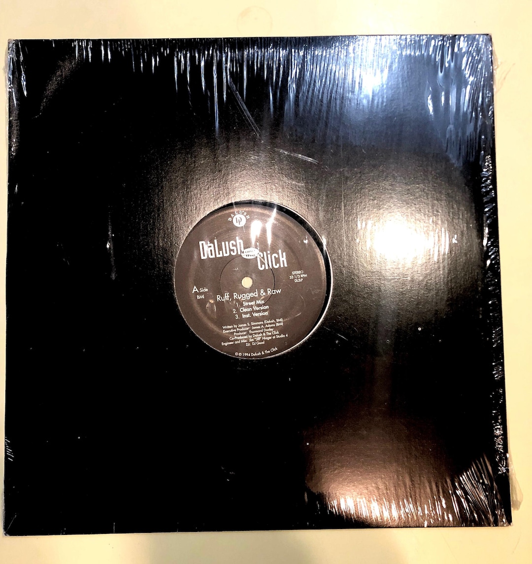 Dalush and the Click, Ruff, Rugged, & Raw, Vinyl Record, 1994, Sealed ...