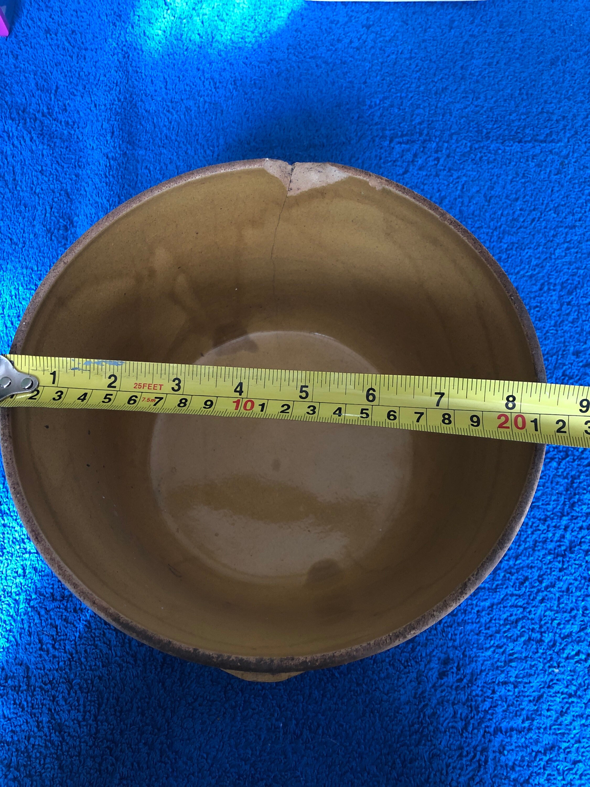 Cookin-ware Cook-rite Health Economy Serving Bowl, Patent 91285, Brown ...