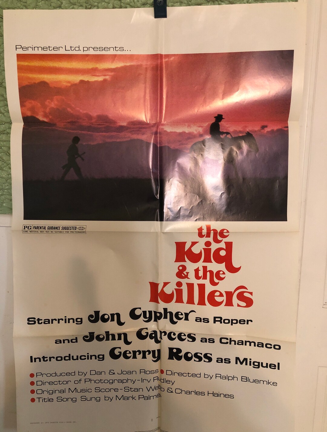 The Kid & the Killers Movie Poster Starring Jon Cypher John - Etsy