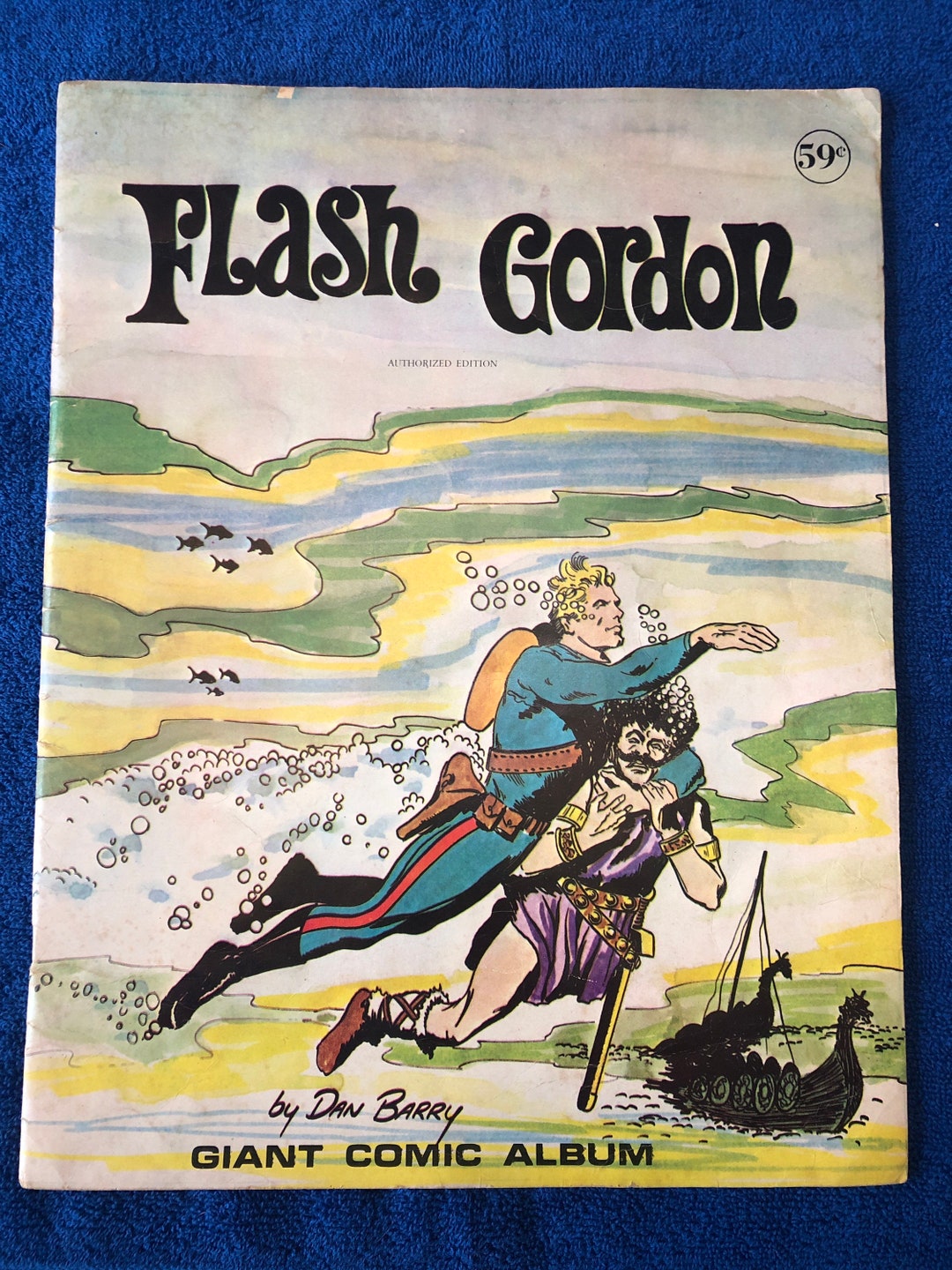 Flash Gordon Giant Comic Album Book by Dan Barry 1973, Unused, Coloring ...