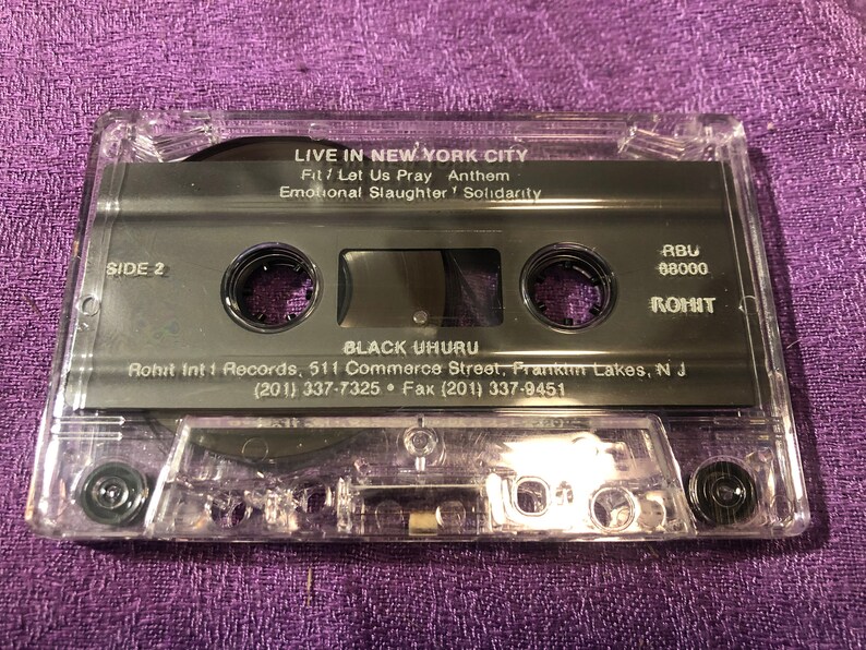 Black Uhurn, Cassette Tape, 1988 - Etsy