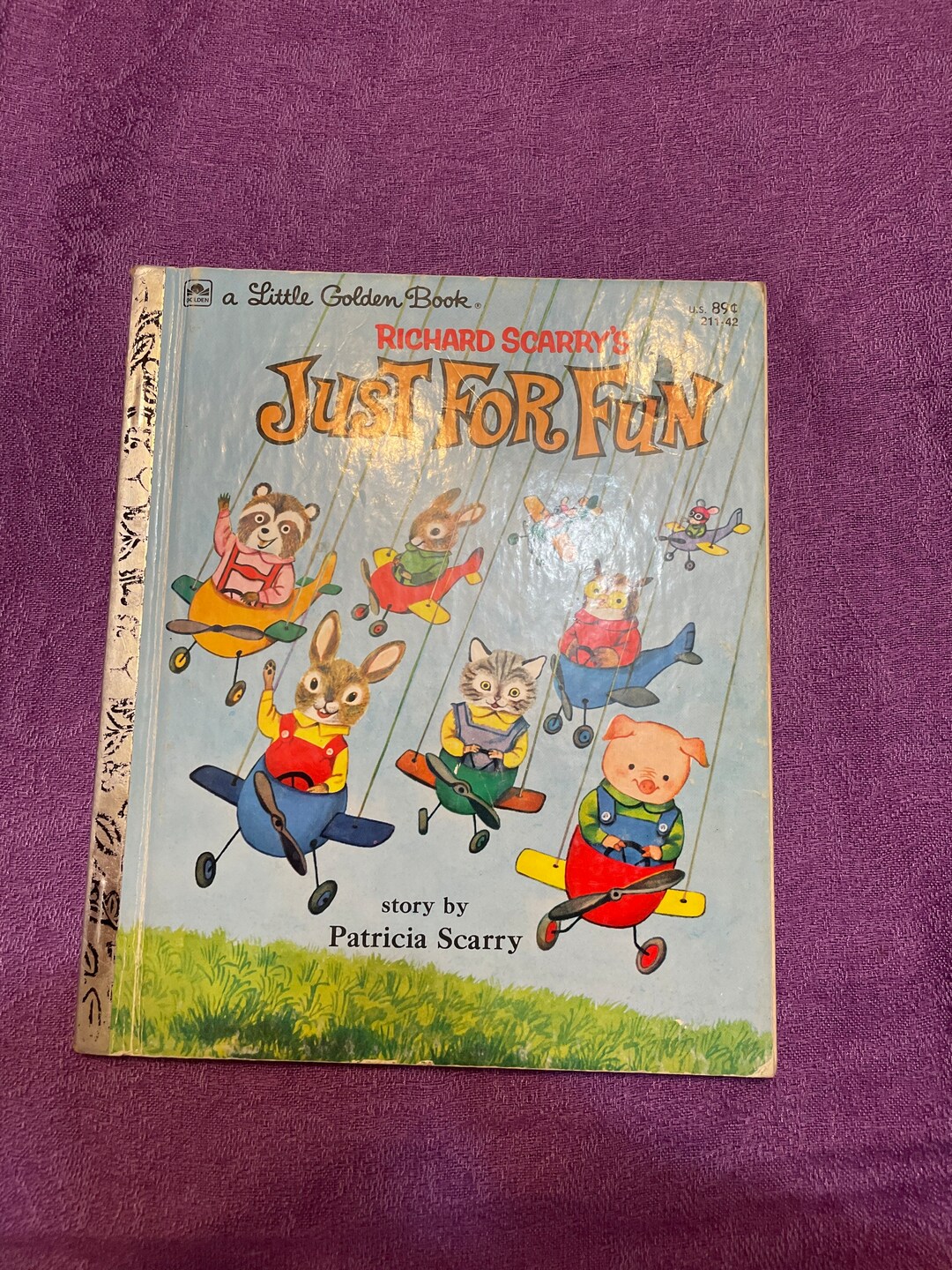 Richard Scarrys Just for Fun, by Patricia Scarry, a Little Golden Book ...