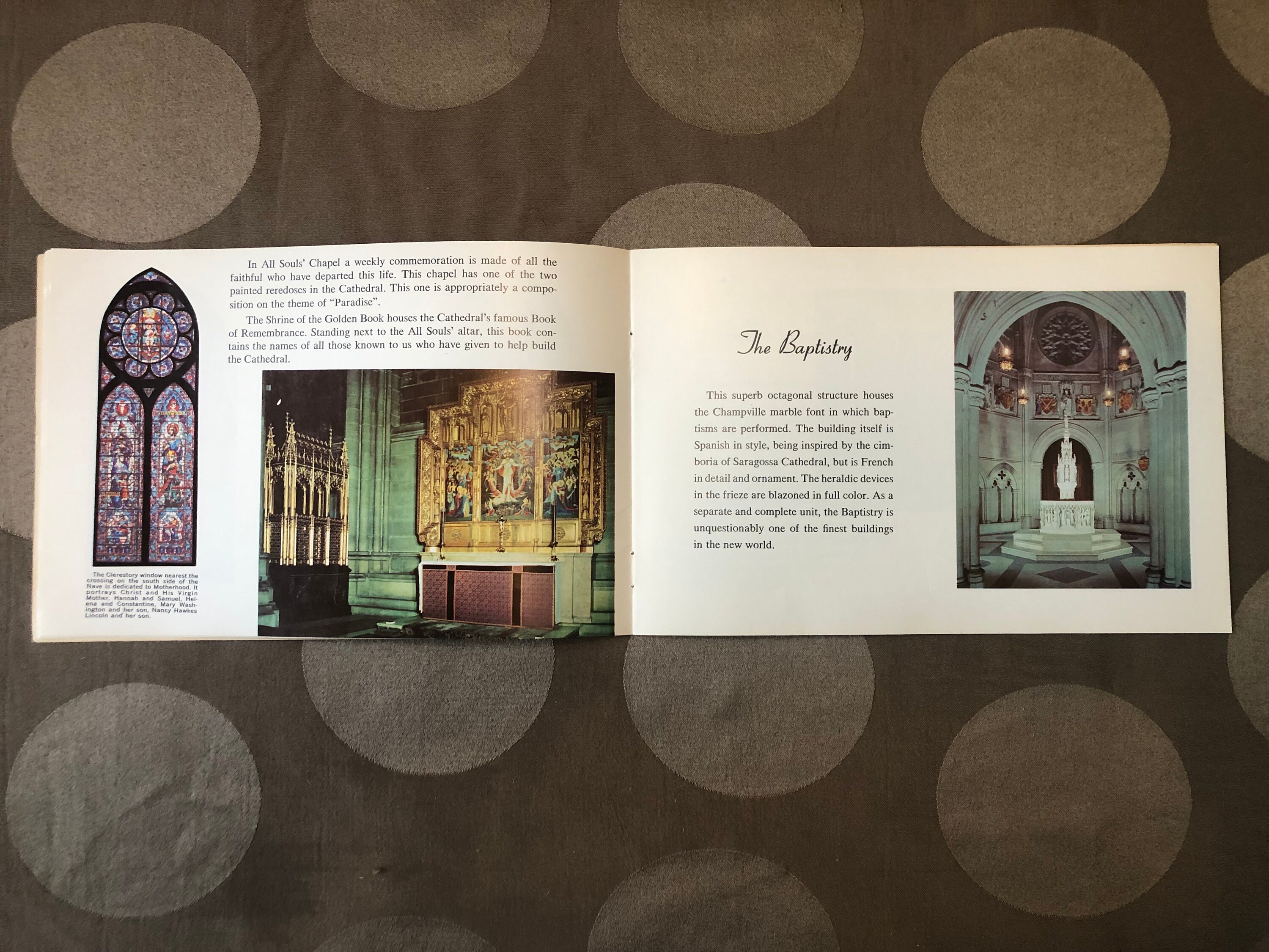 The Cathedral Church of Saint John the Divine Pamphlet, in Color ...