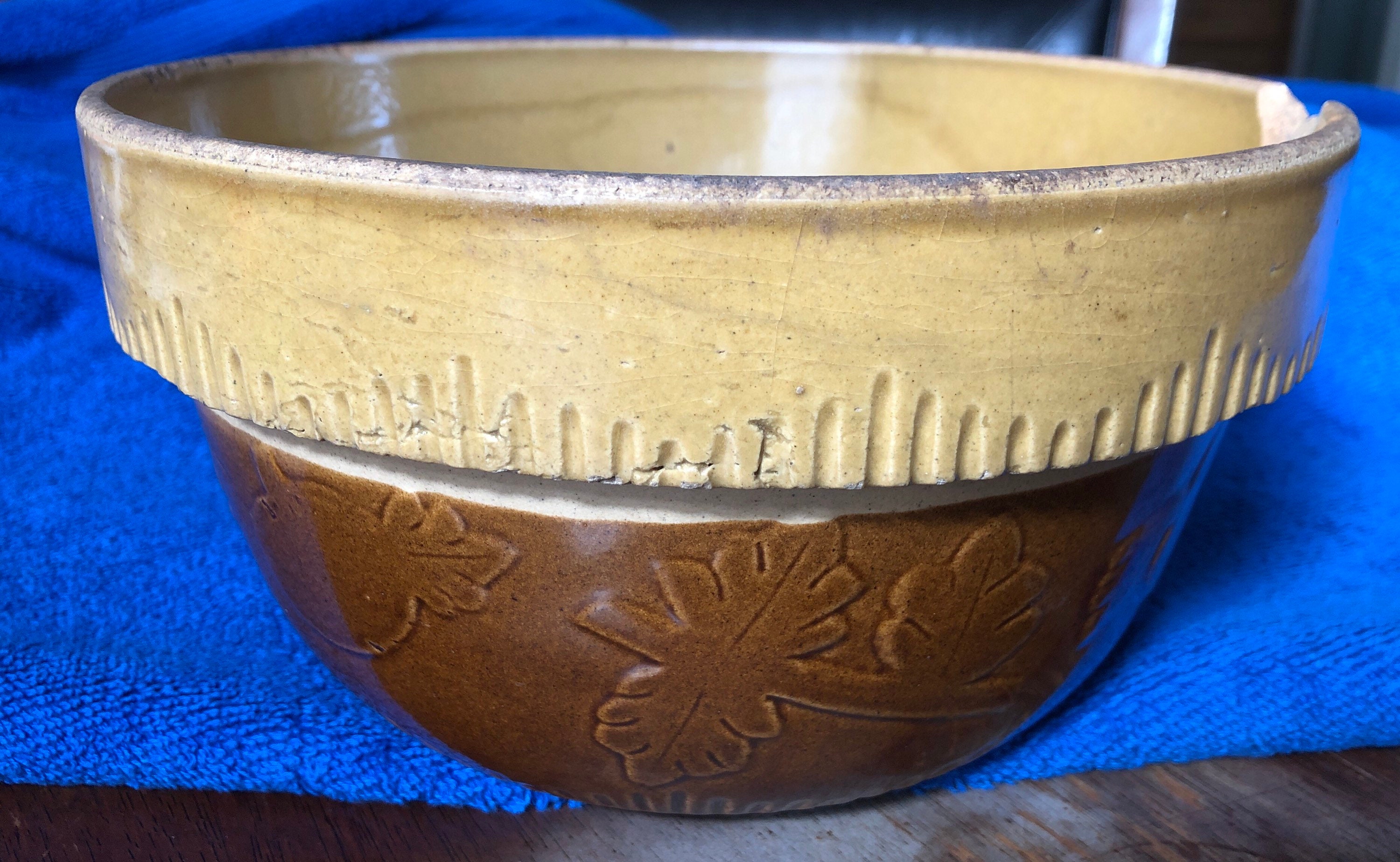 Cookin-ware Cook-rite Health Economy Serving Bowl, Patent 91285, Brown ...