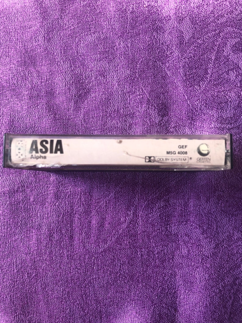 Asia Alpha Cassette Tape, Expanded Dynamic Range, Original 1983 - Etsy