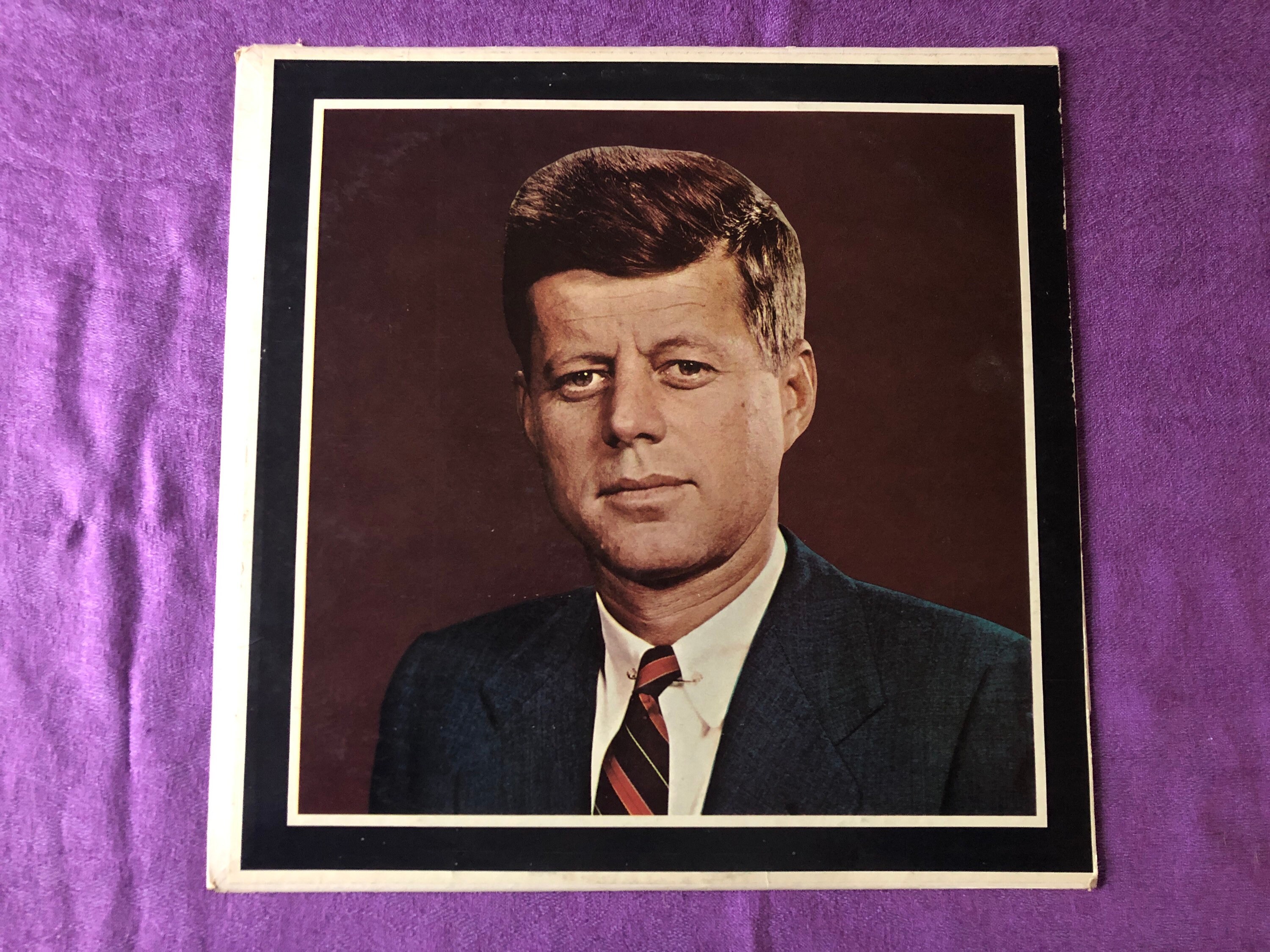John Fitzgerald Kennedy Vinyl Record, a Memorial Album, 1917 1963 ...