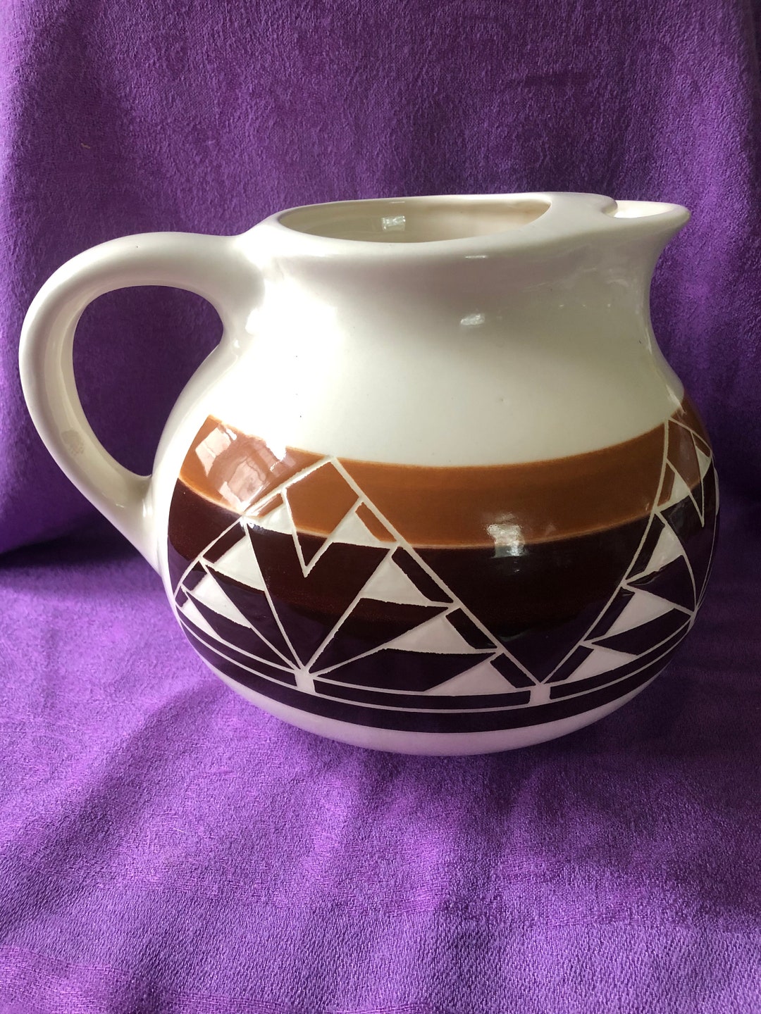 Sioux Pottery, Rapid City South Dakota, Water Pitcher, 7 Inches Tall - Etsy