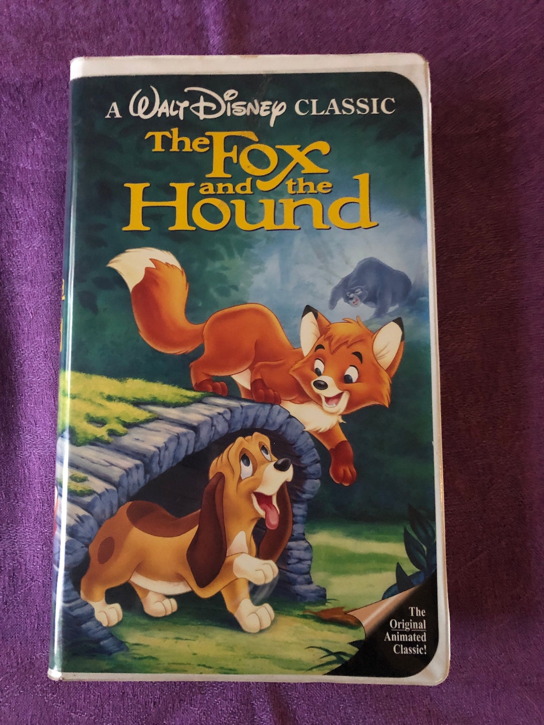 Walt Disneys the Fox and the Hound RARE Black Diamond - Etsy