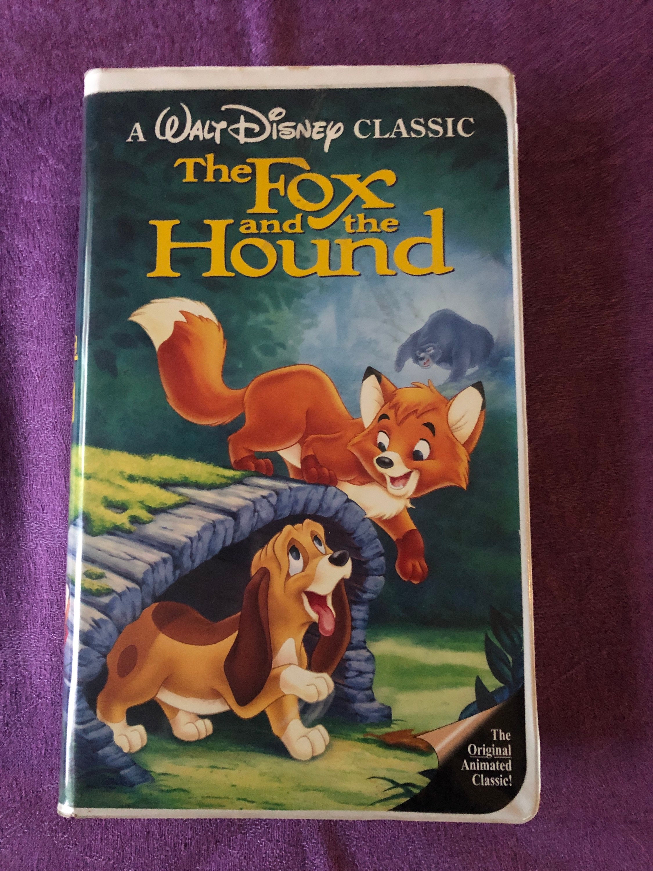 Walt Disneys, the Fox and the Hound, RARE, Black Diamond Edition, VHS ...