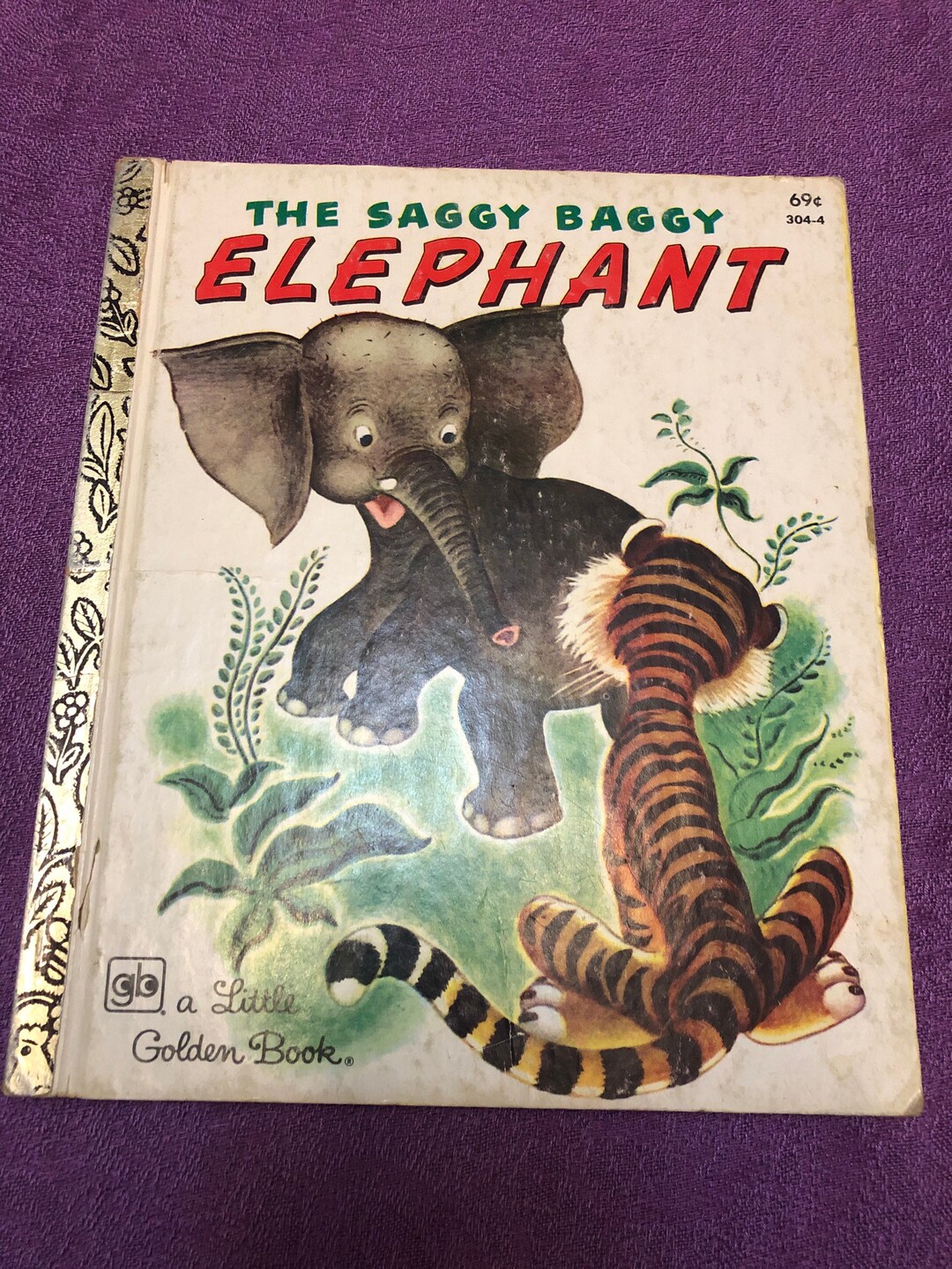 The Saggy Baggy Elephant, by K. & B. Jackson, a Little Golden Book ...