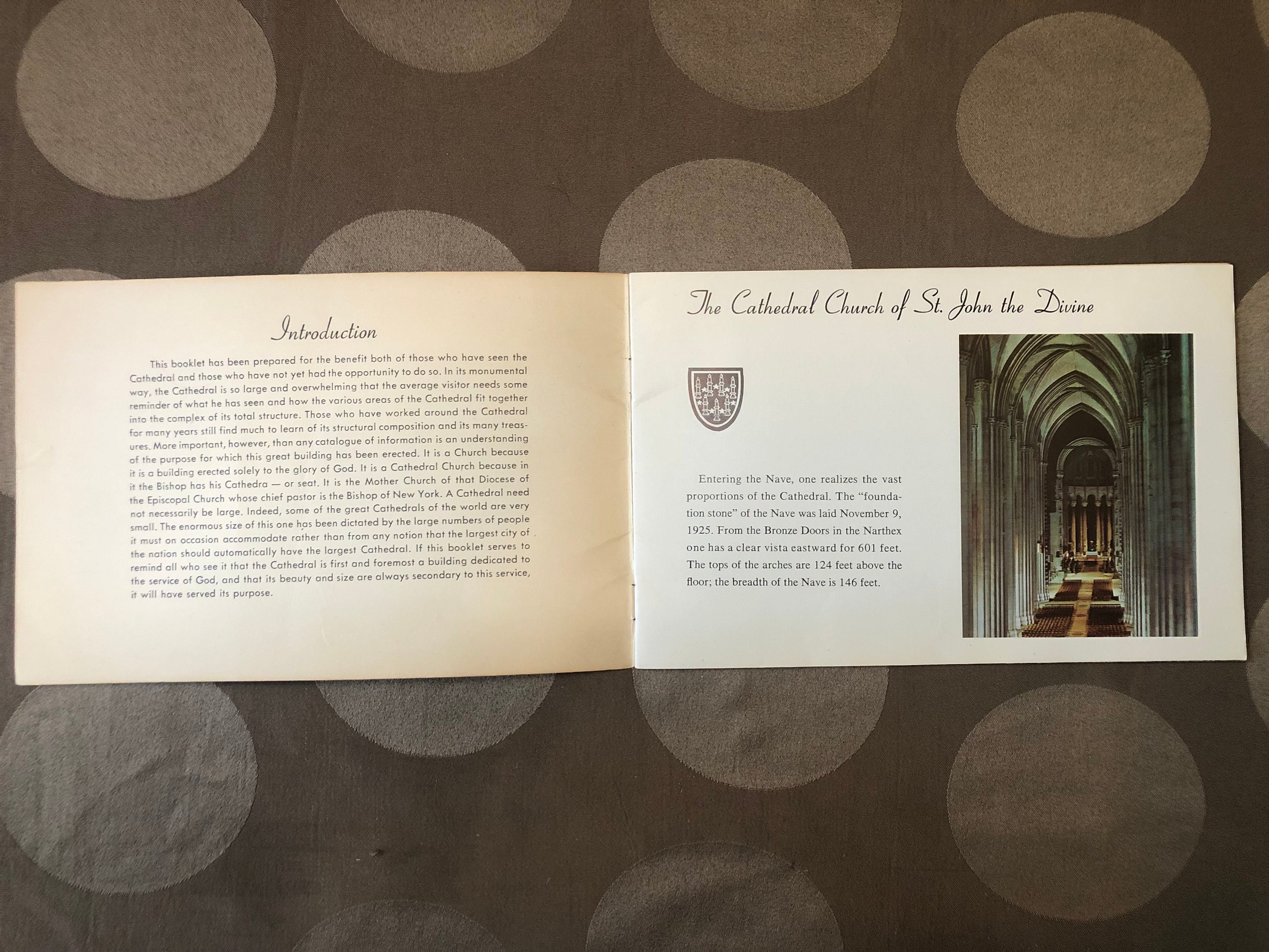 The Cathedral Church of Saint John the Divine Pamphlet, in Color ...
