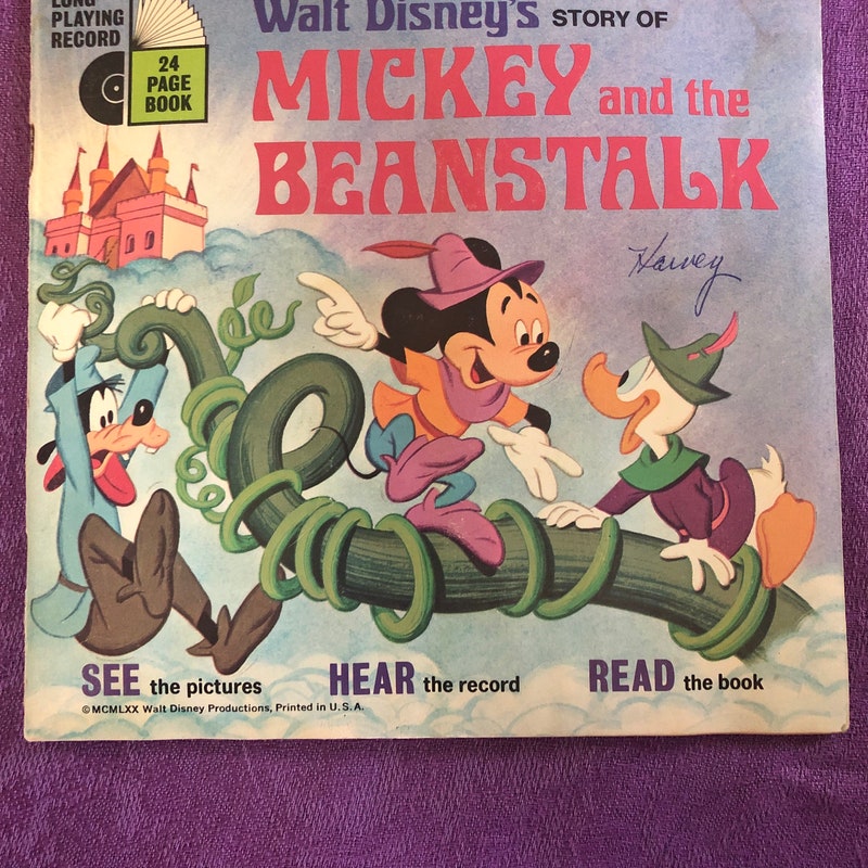 Mickey Beanstalk - Etsy