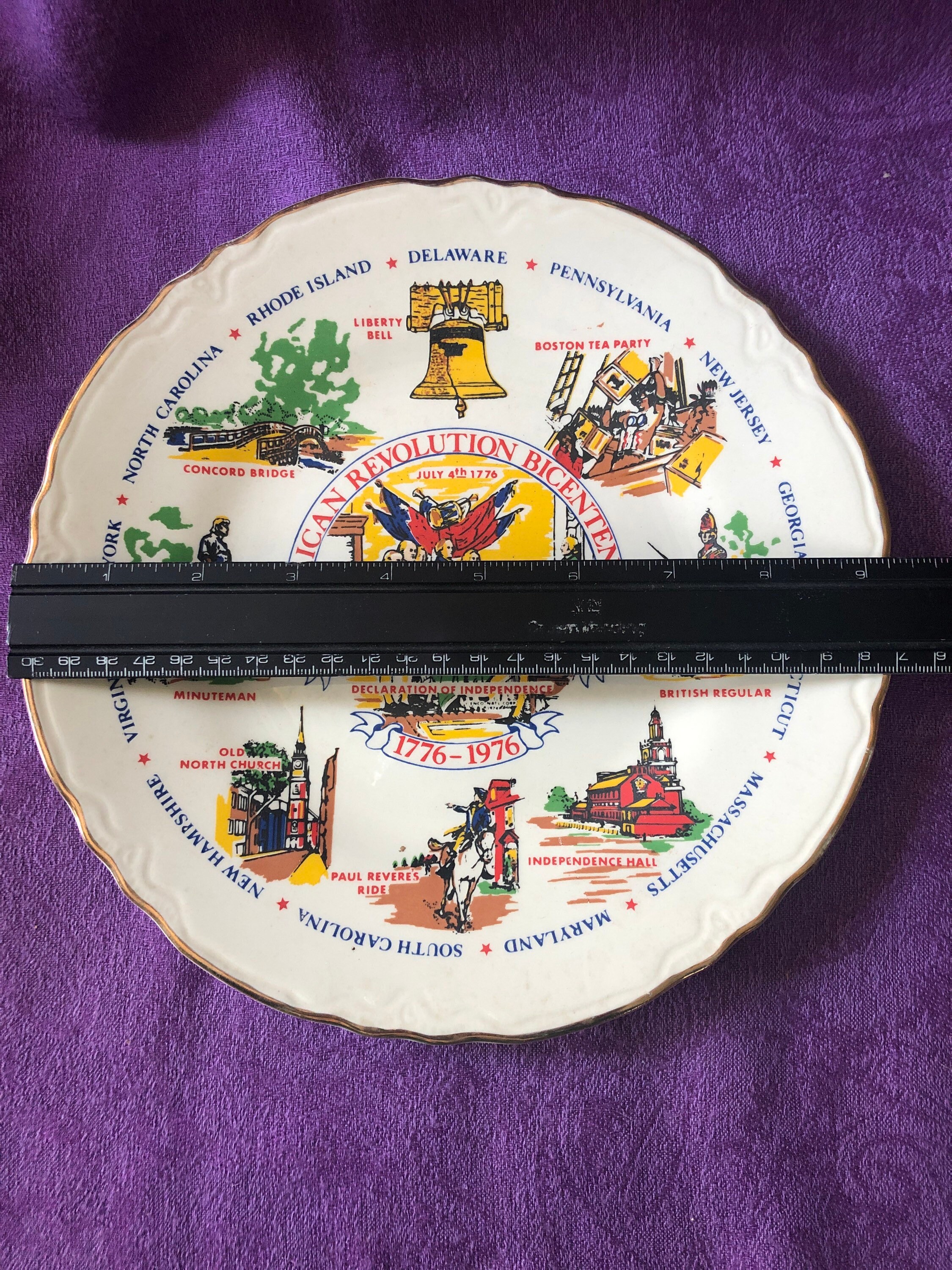 American Revolution Bicentennial Collector Plate, 1776-1976 - Etsy