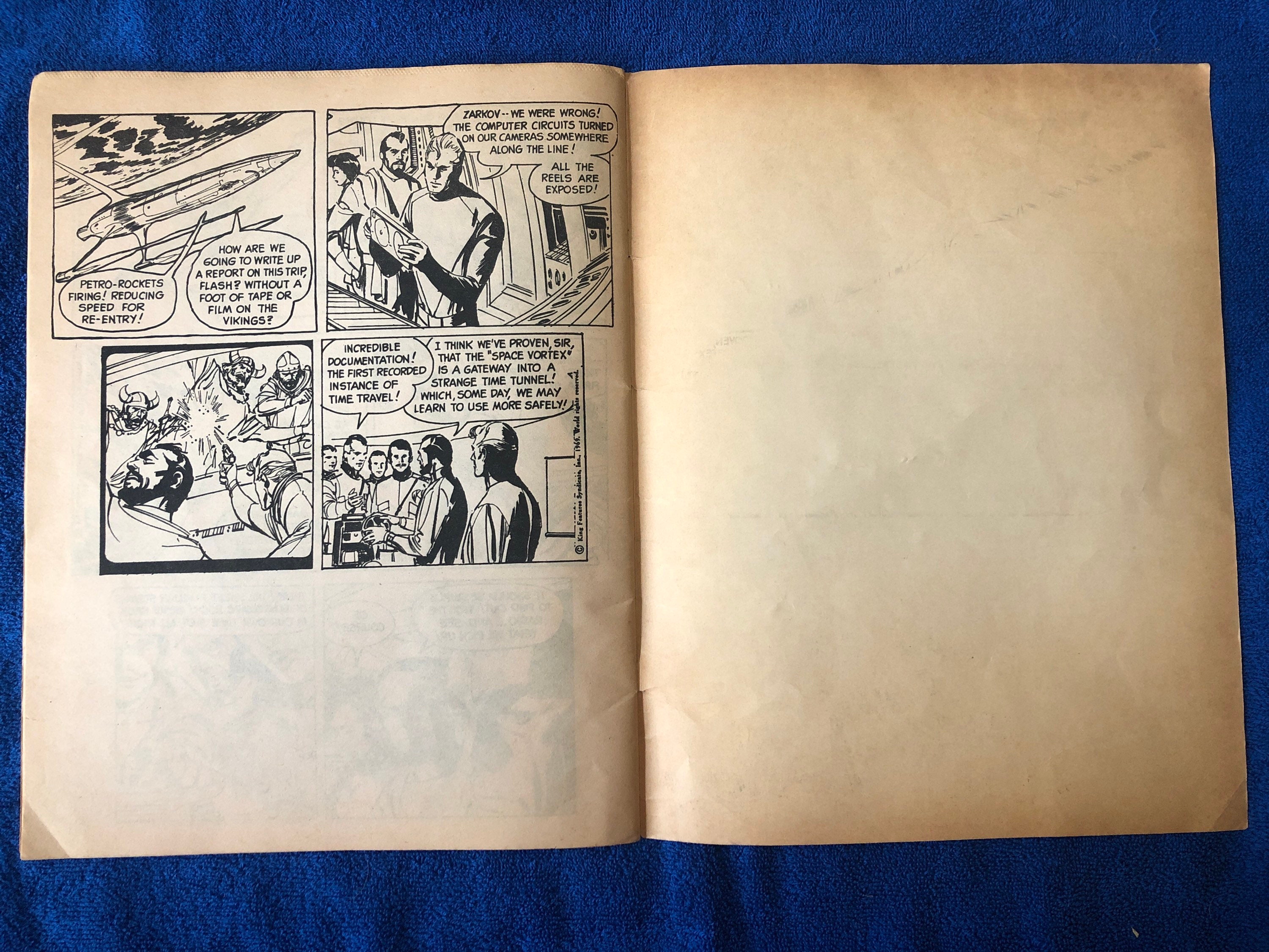 Flash Gordon Giant Comic Album Book by Dan Barry 1973, Unused, Coloring ...