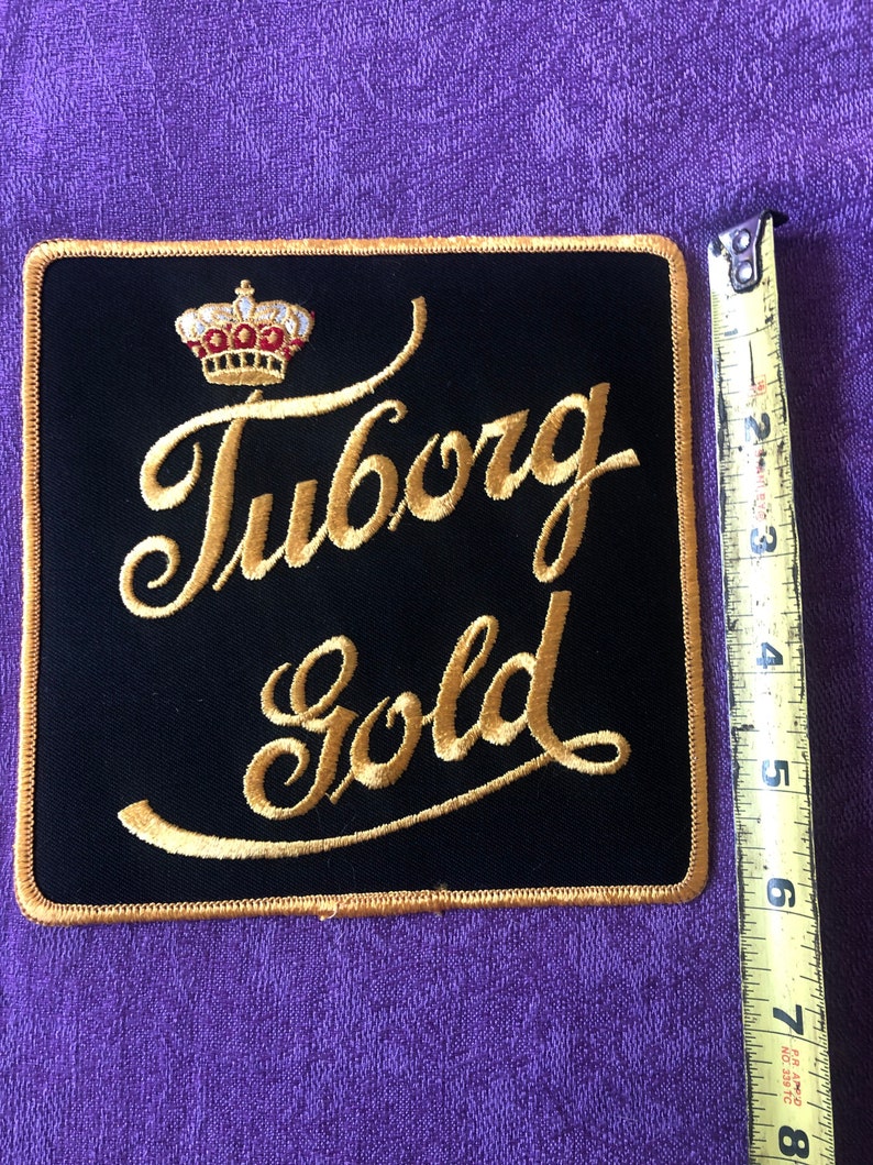 Vintage Tuborg Gold Brewing Beer Patch Large Cloth Patch - Etsy