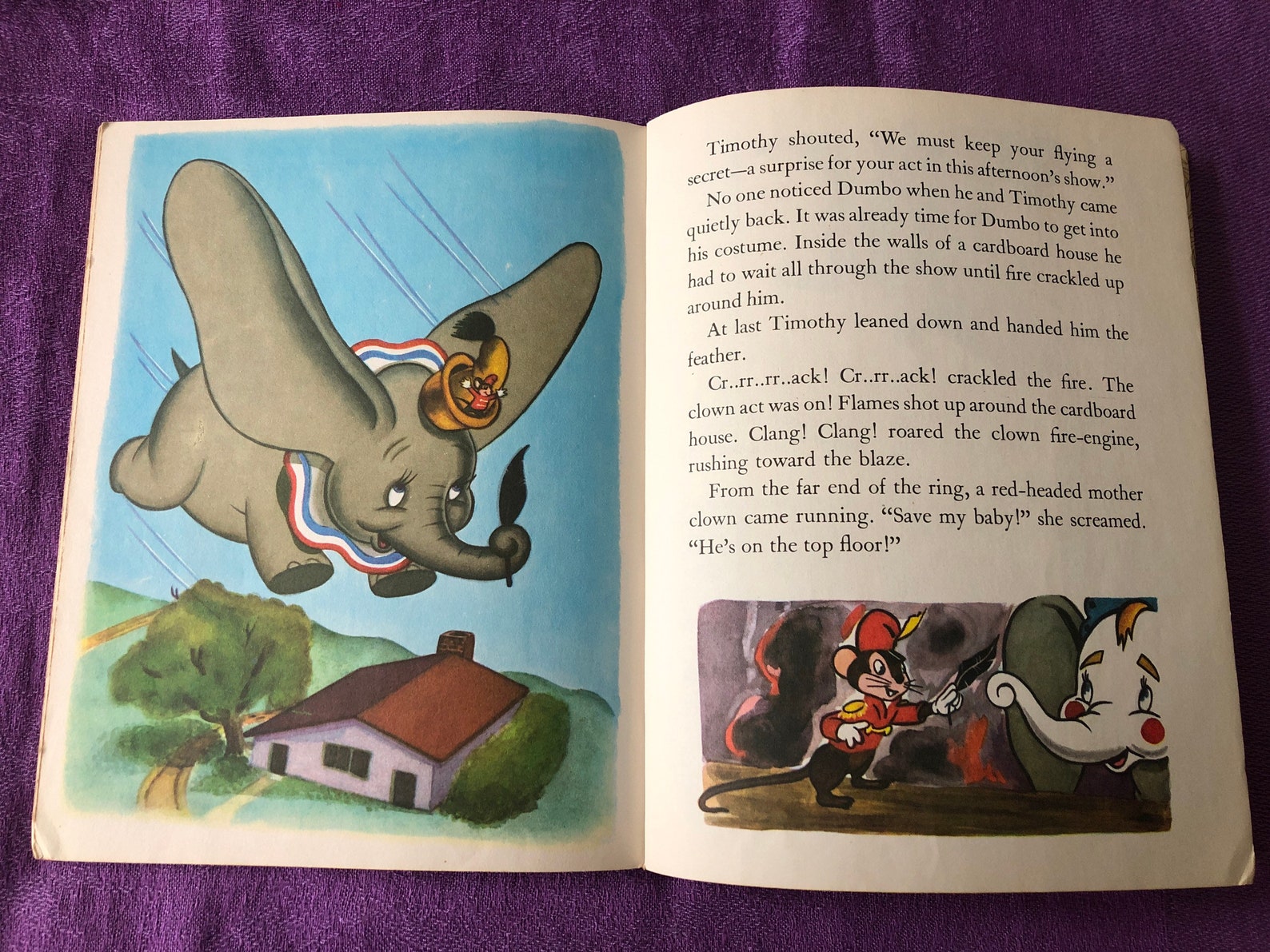 Walt Disneys Dumbo, a Little Golden Book, 1976 - Etsy