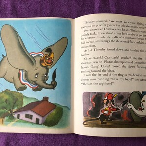 Walt Disneys Dumbo, a Little Golden Book, 1976, 39th Printing, D3 - Etsy