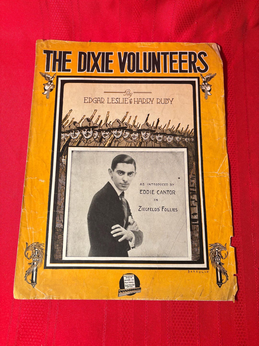 The Dixie Volunteers, Sheet Music, by Edgar Leslie & Harry Ruby, as ...