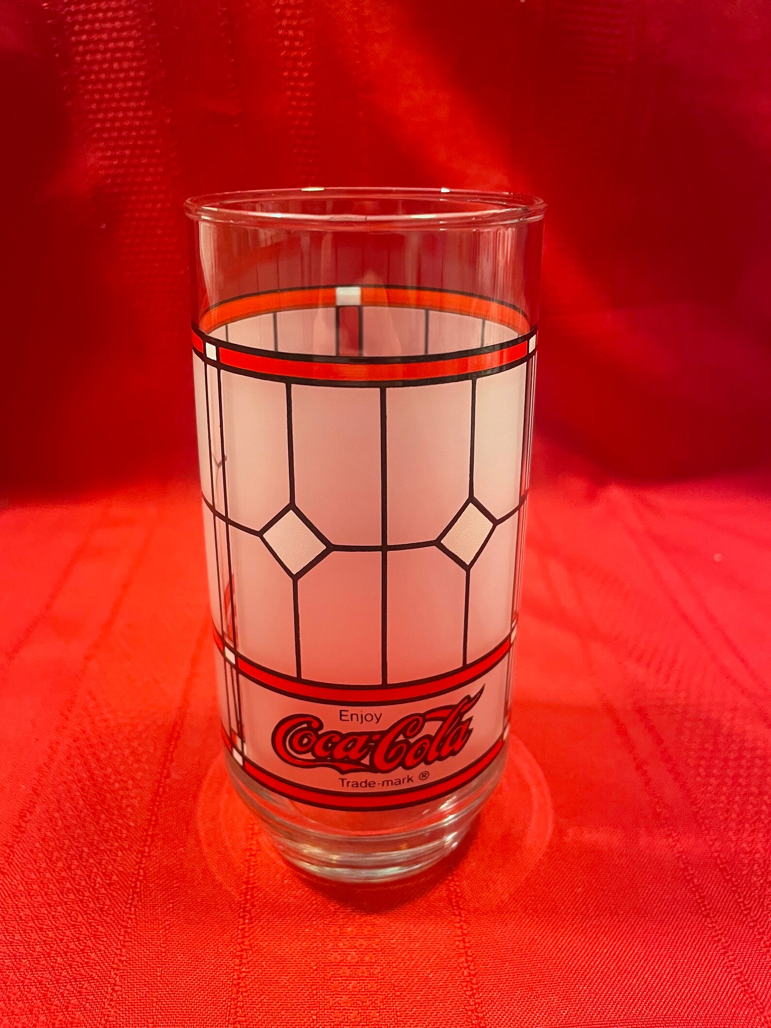 Coca Cola Drinking Glass, Collector Glass, Vintage, Replacement Glass ...