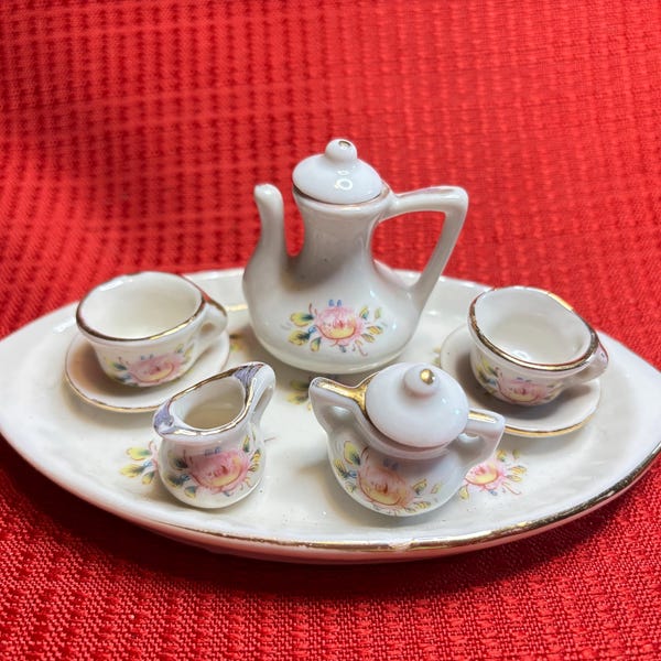 Porcelain Tea Set - Etsy