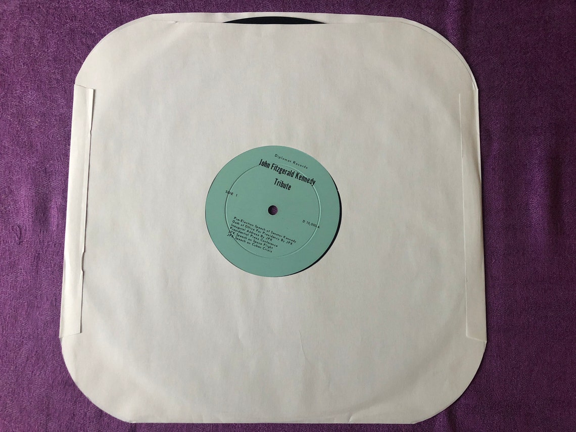 John Fitzgerald Kennedy Vinyl Record, a Memorial Album, 1917 1963 ...
