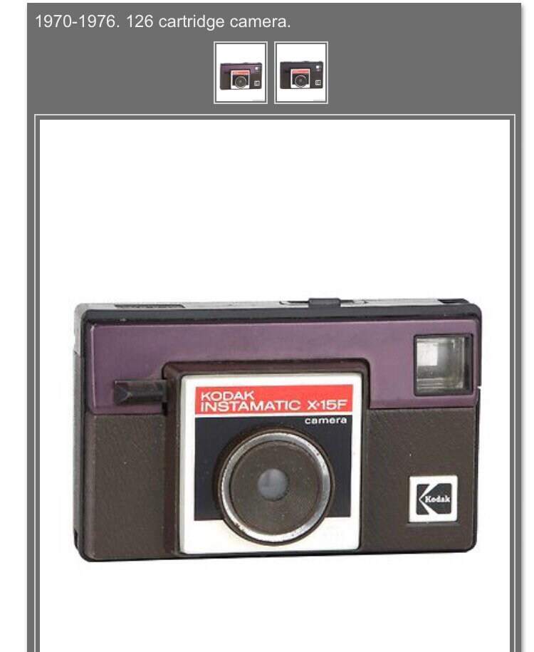 Kodak Eastman Instamatic X-15F Camera Vintage 1970-6 - Etsy