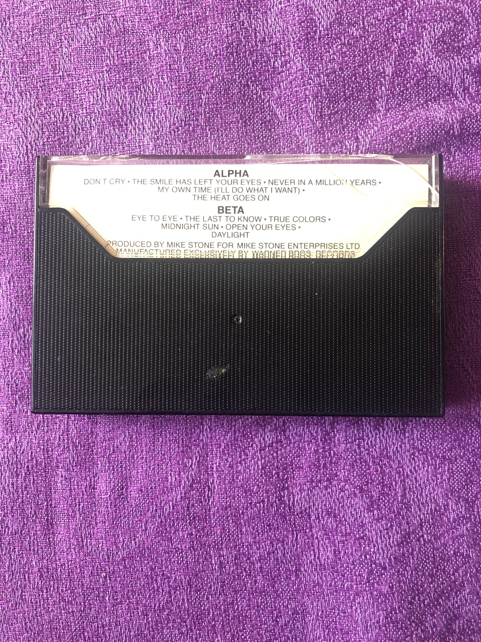 Asia Alpha Cassette Tape, Expanded Dynamic Range, Original 1983 - Etsy