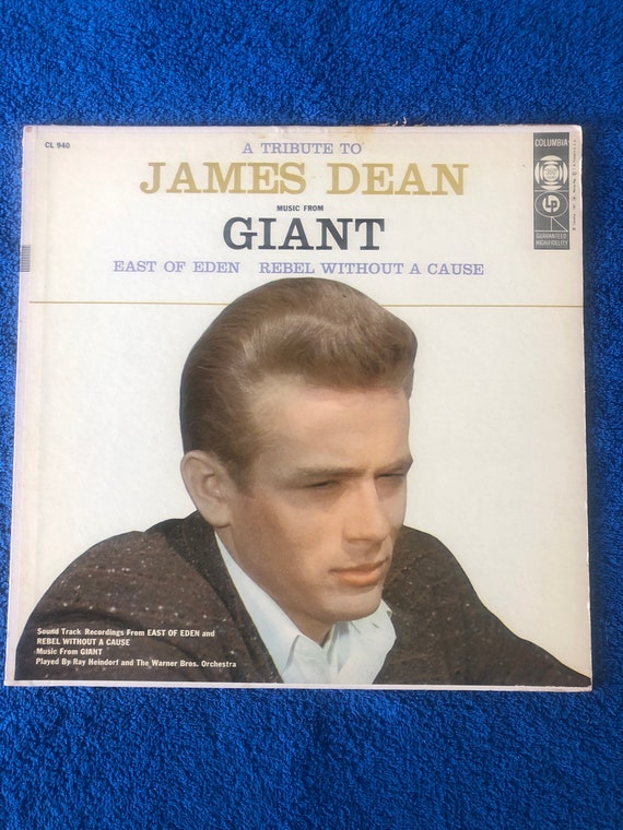 A Tribute to James Dean Vinyl Record CL 940 Original 1957 - Etsy