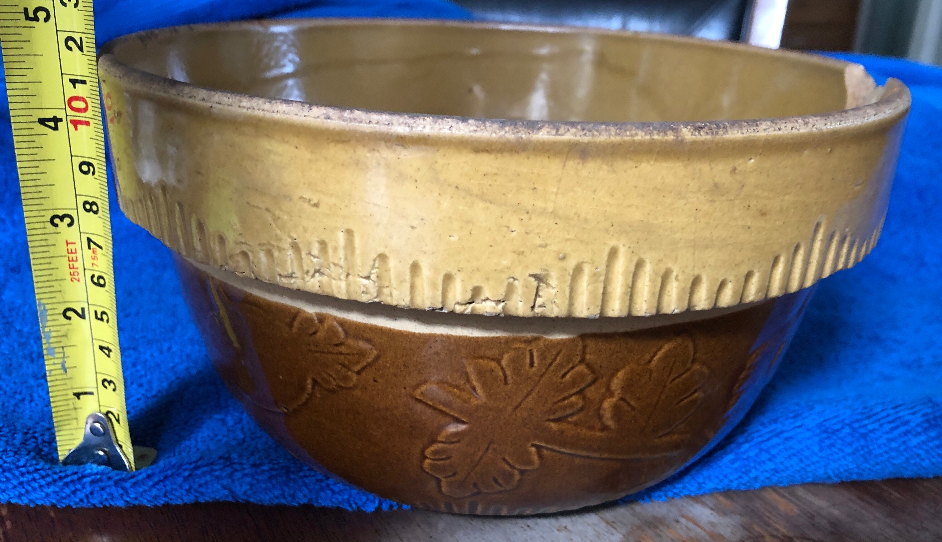 Cookin-ware Cook-rite Health Economy Serving Bowl, Patent 91285, Brown ...