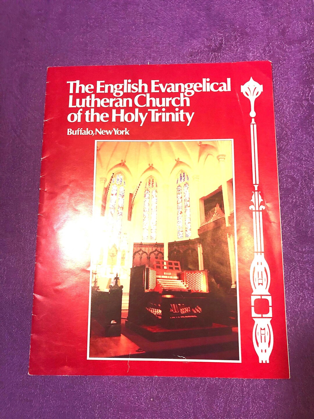 1984 Holy Trinity Lutheran Church Organ Booklet - Buffalo, NY - Etsy