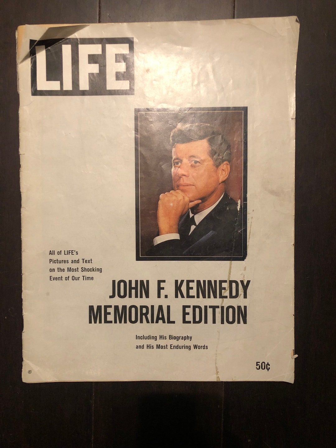 Life Magazine, John F. Kennedy Memorial Edition 1963 - Etsy