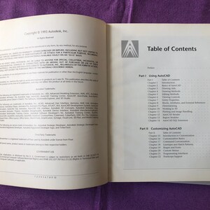 Autocad, Release 12, User’s Guide, Paperback Book, 1993 - Etsy