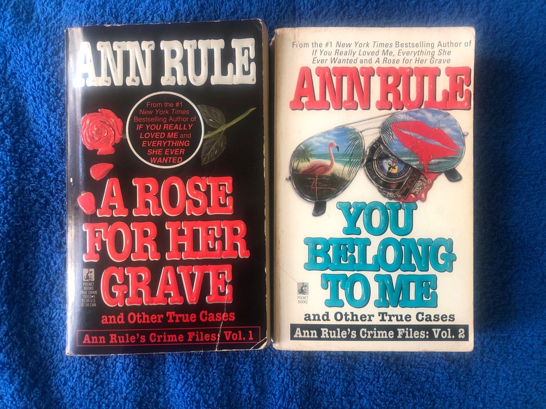 A Rose for Her Grave and You Belong to Me, by Ann Rule, Paperback Books - Etsy