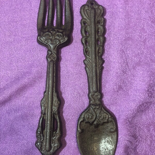 Cast Iron Fork - Etsy