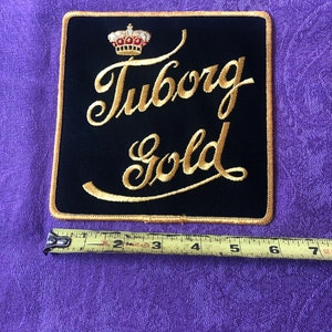 Vintage Tuborg Gold Brewing Beer Patch Large Cloth Patch - Etsy