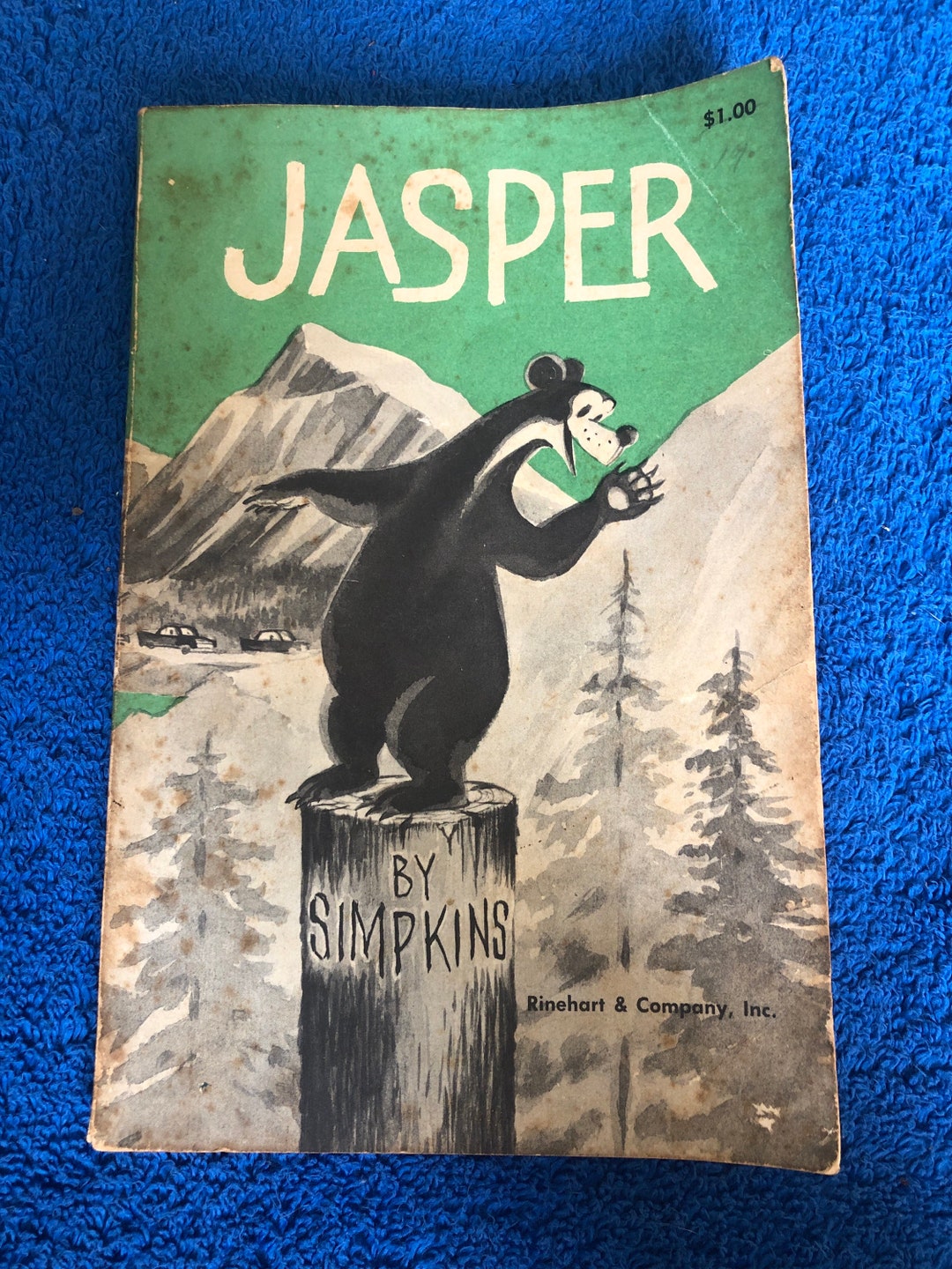 Jasper, by James Simpkins, First Edition, Paperback Book, 1960, Rare ...