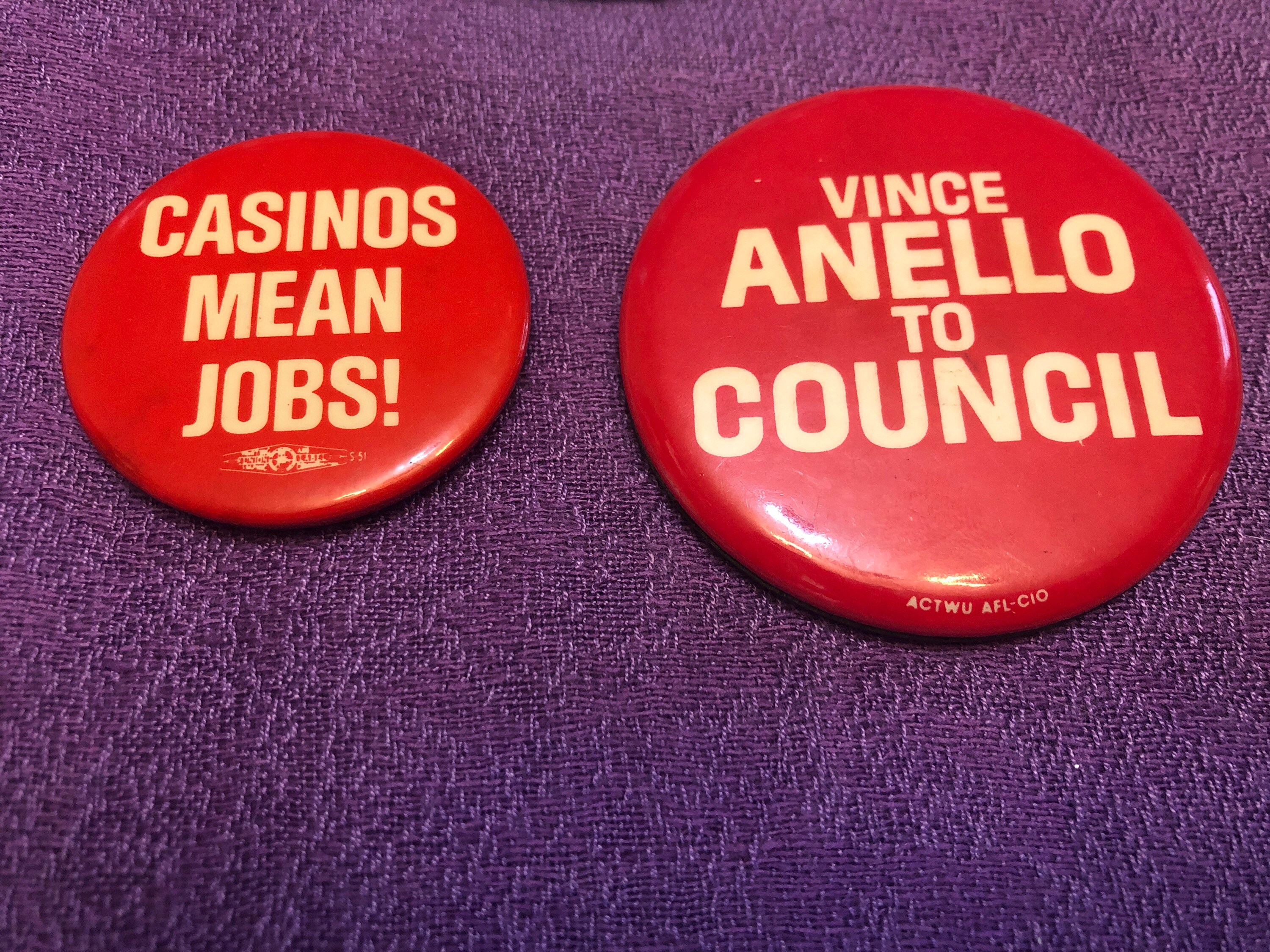 Vintage Niagara County Political Pins, 1976 - 2002, Lot of 9 Historical ...