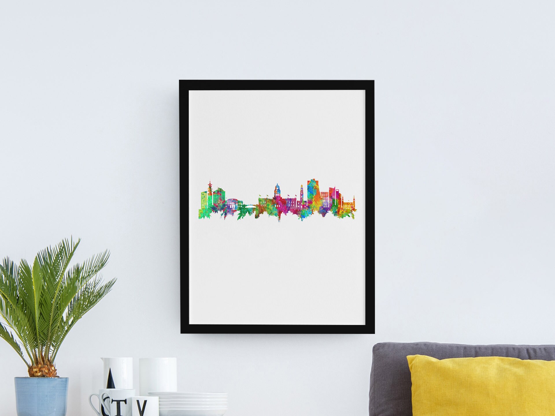 Leeds Artwork Leeds UK Leeds City Leeds Wall Art Leeds - Etsy UK