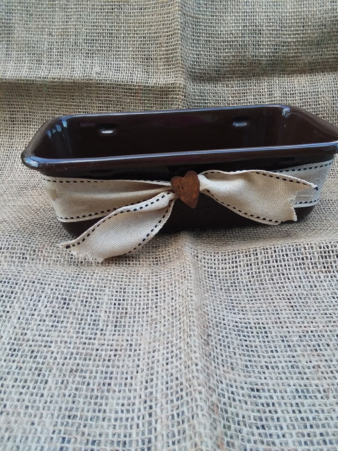 Enamel Ware Bread Pan/ Brown Enamel Ware - Etsy