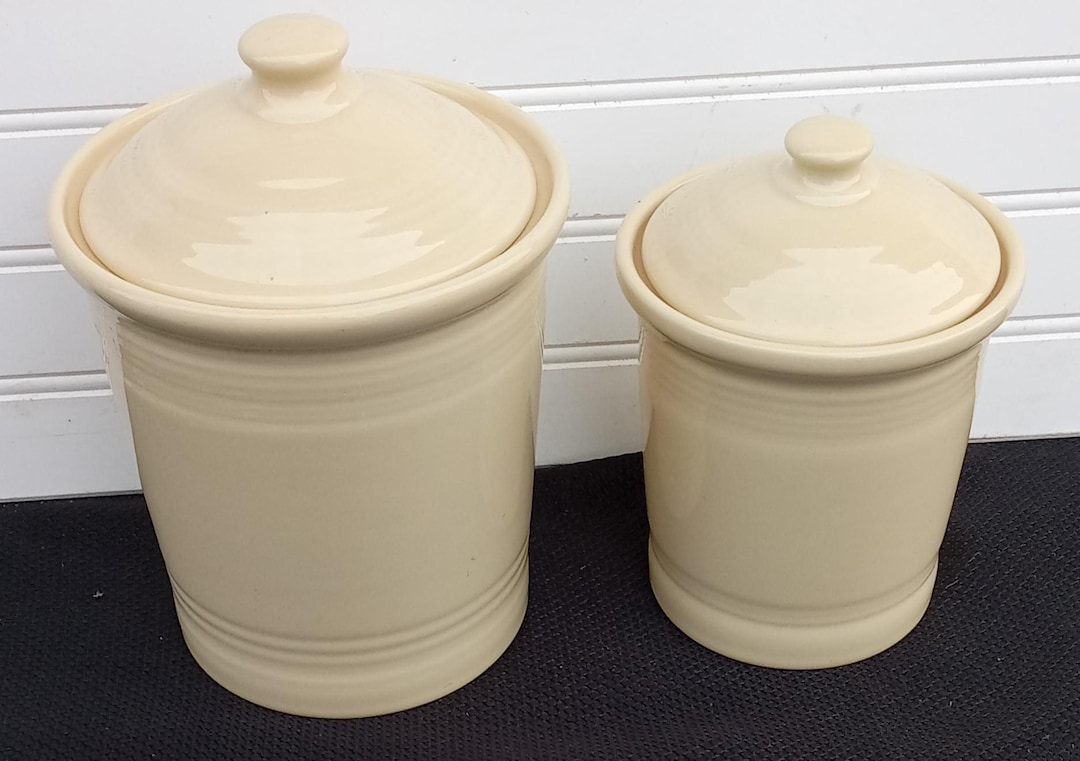 Fiesta Canister/ Ivory Canister/ Medium Canister/ Small Canister ...