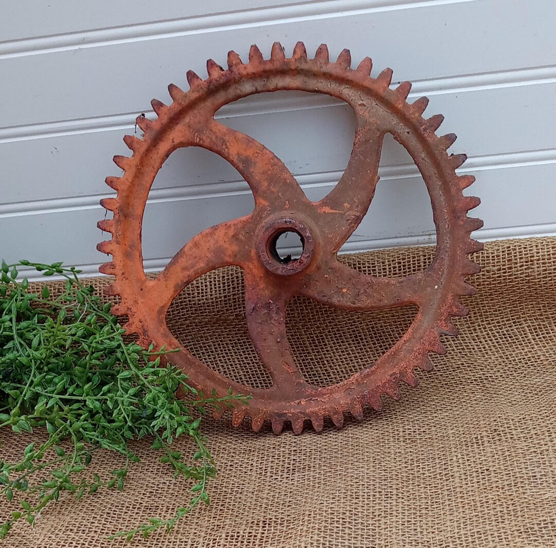 Vintage Gear Part/ Salvage Farm Tractor Part/ Vintage Gear/ Old Gears ...