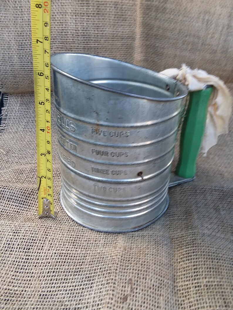Antique Sifter/measuring Sifter/bromwells Sifter/ Vintage Sifter - Etsy